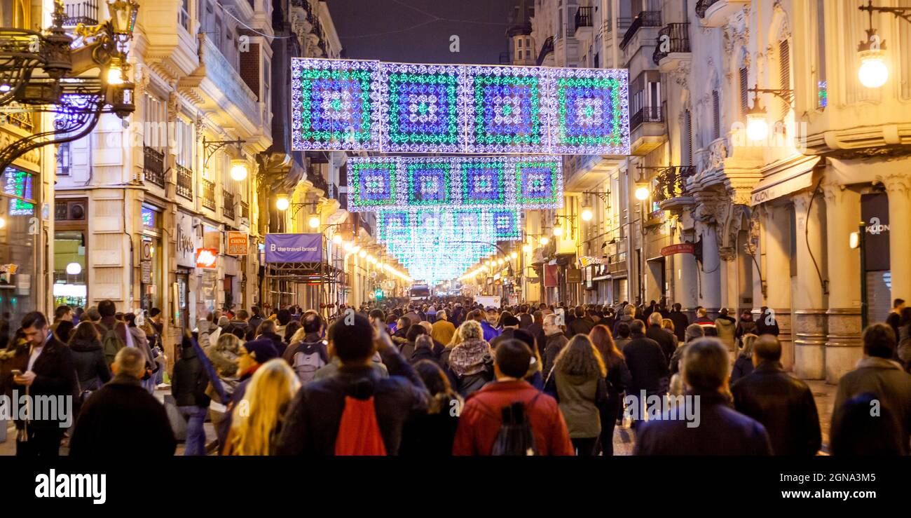 Valencia reflection street hi-res stock photography and images - Alamy