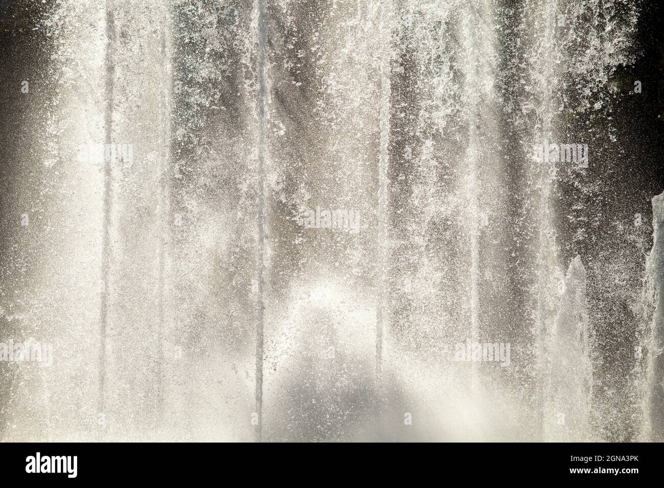 close up of water fountain violently splashing jets splash Stock Photo ...