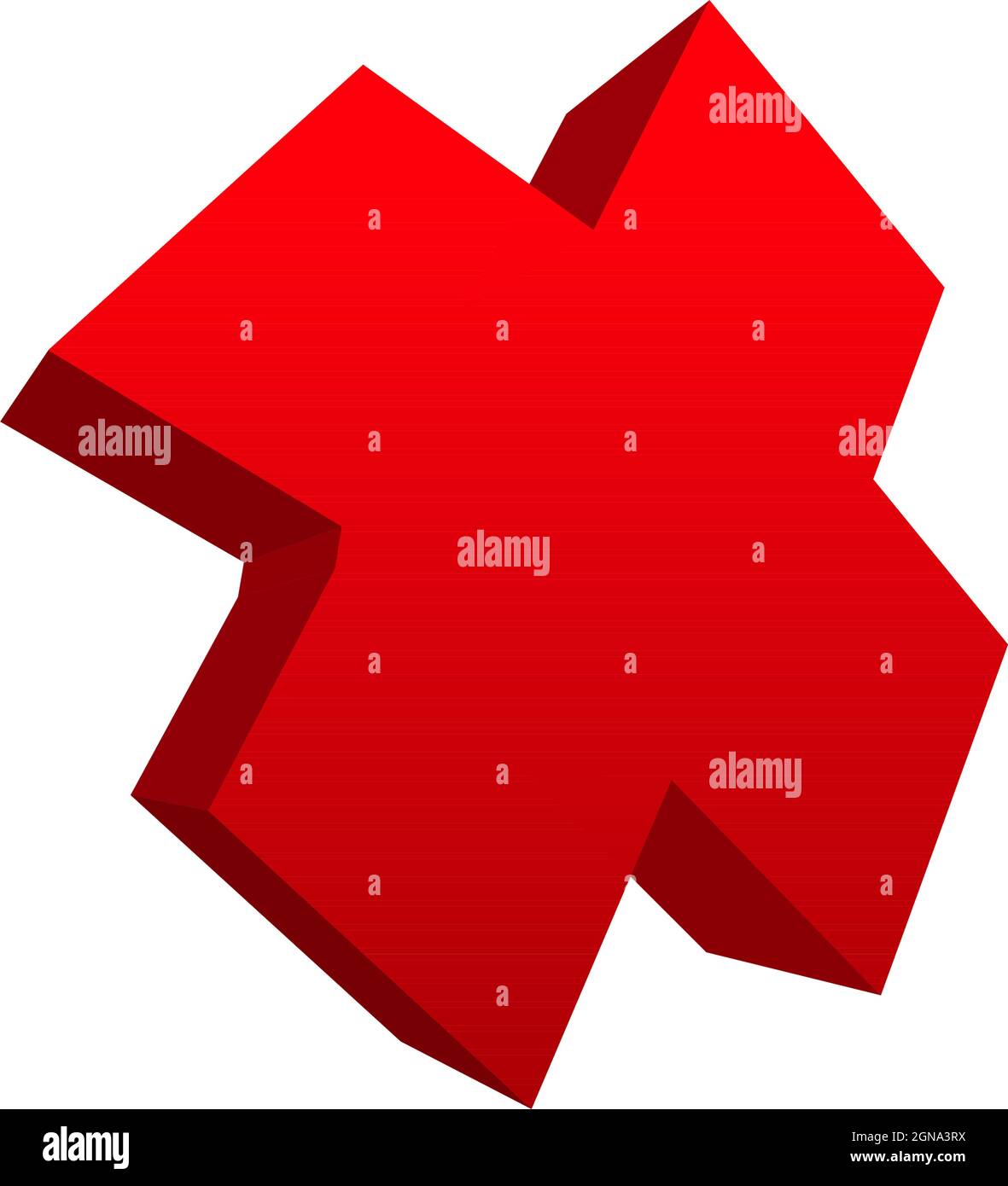 Red X as restriction, prohibition, forbid, failure, prevention icon ...