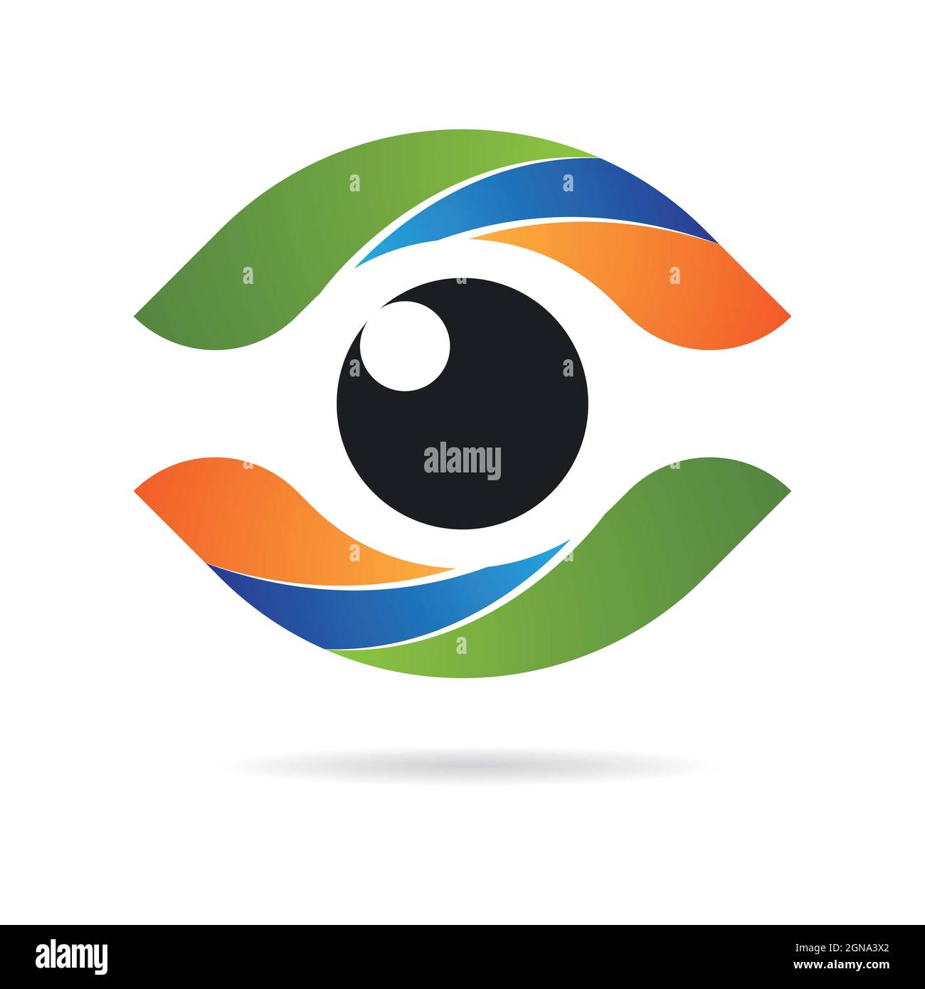 Eye logo vector hi-res stock photography and images - Alamy