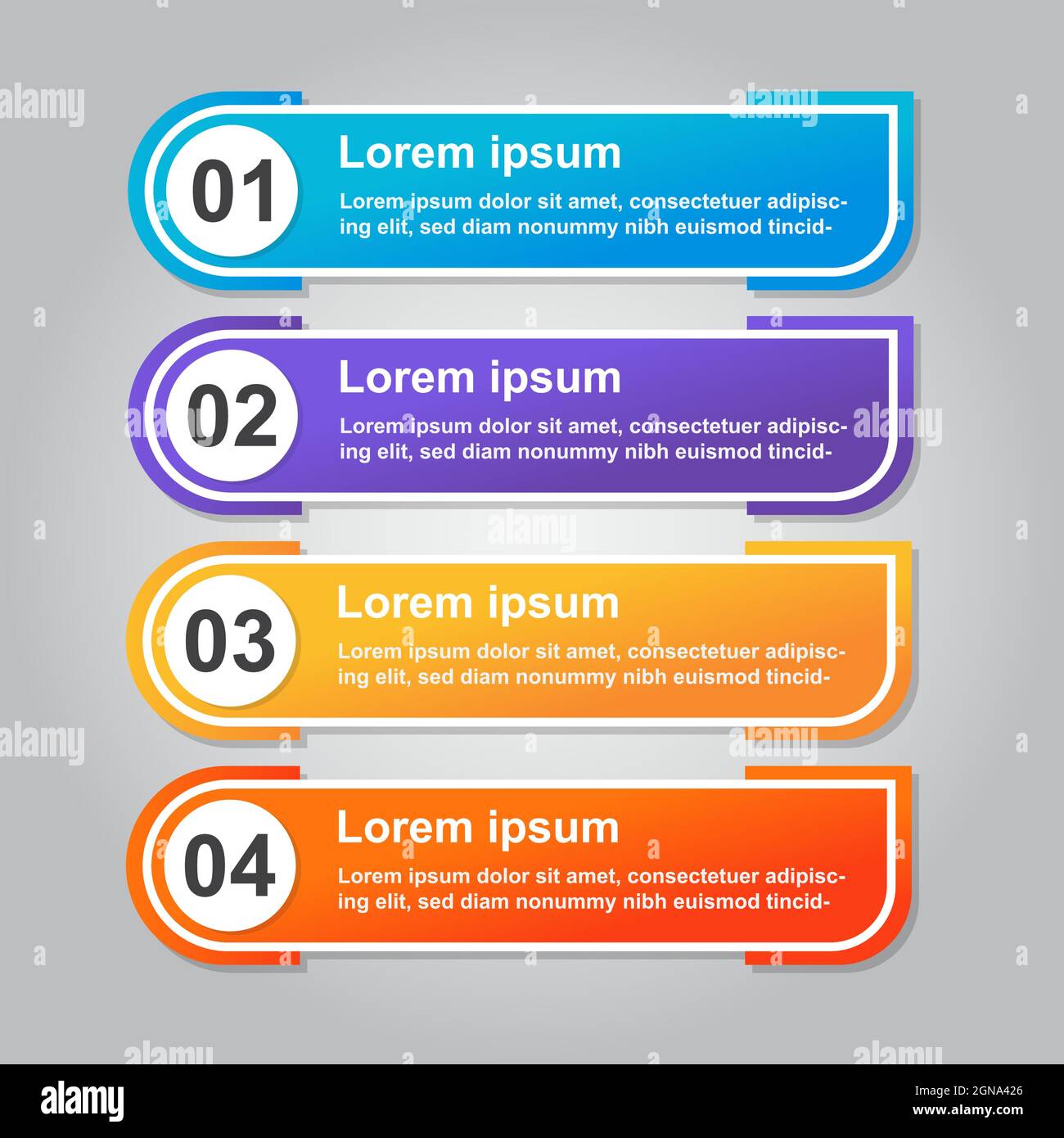 Business data visualization. Process chart. Abstract elements of graph ...