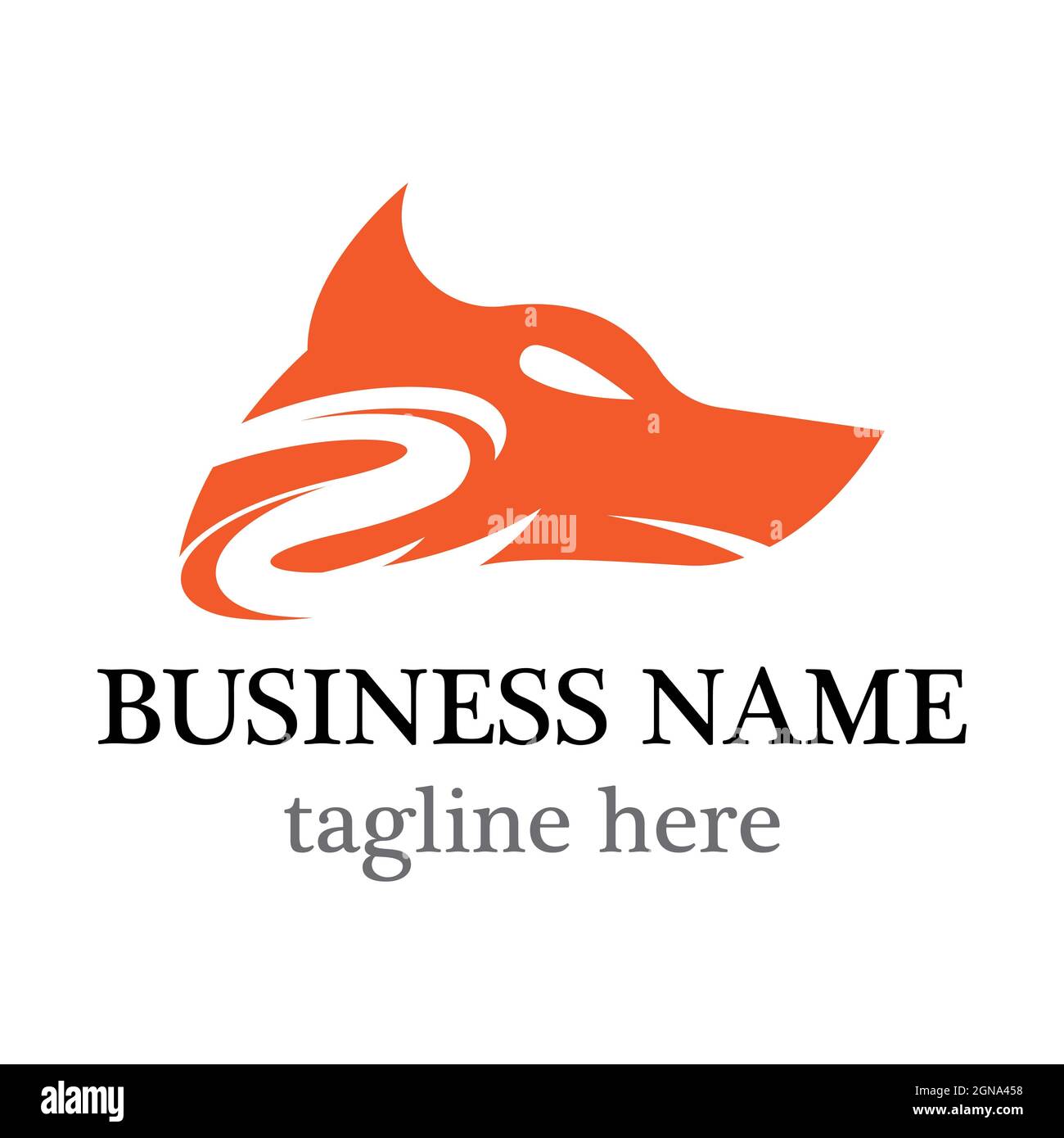 Fox vector logo hi-res stock photography and images - Alamy