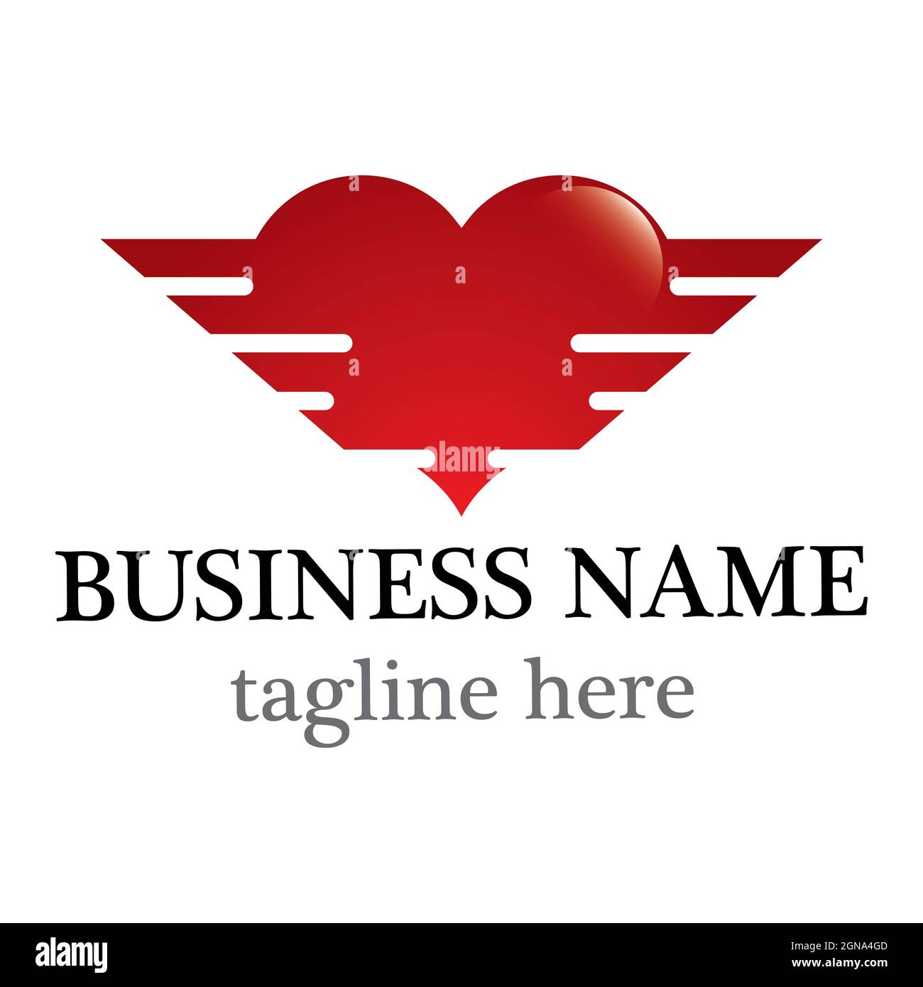 Love logo vector template icon design Stock Photo - Alamy