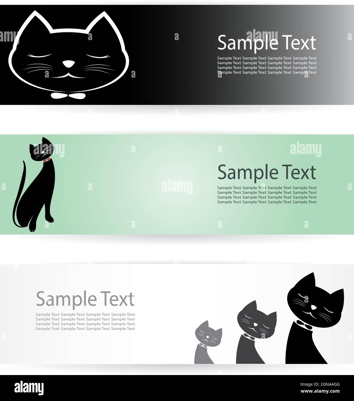 Vector image card text Cut Out Stock Images & Pictures - Alamy