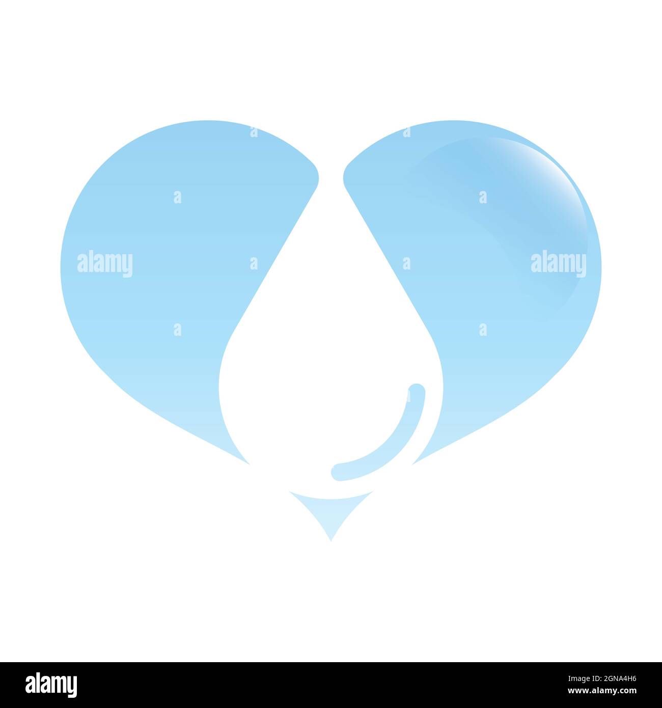 Drop logo logo design Cut Out Stock Images & Pictures - Alamy