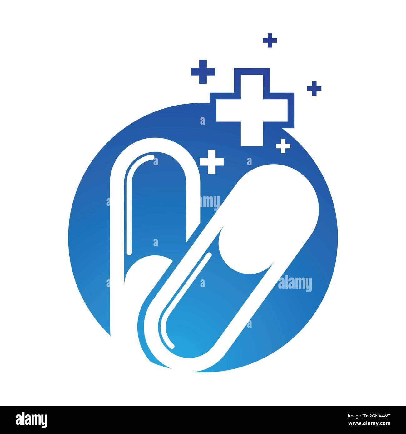 Pharmacy healthcare medical logo Cut Out Stock Images & Pictures - Alamy