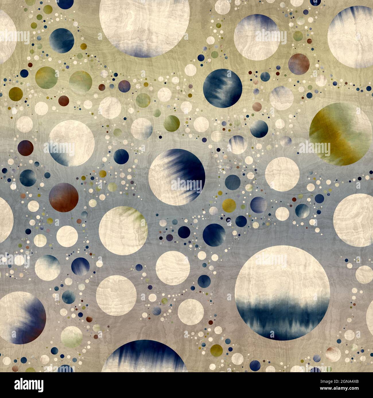 Seamless abstract circle geo pattern for surface print Stock Photo - Alamy