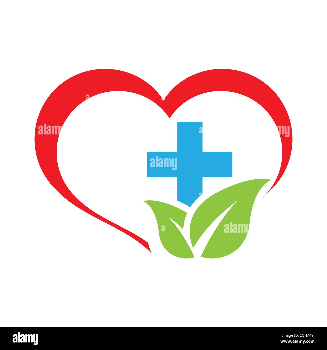 Health logo template icon design Stock Photo - Alamy