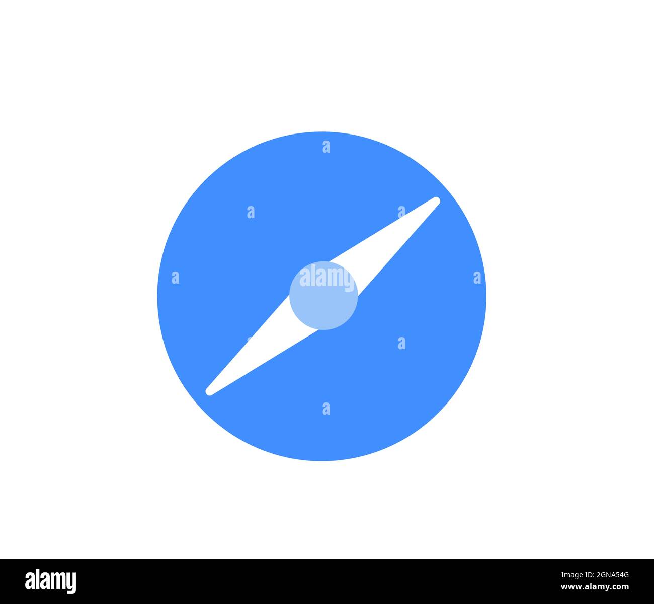 Compass icon isolated on white background, colorful compass sign Stock ...