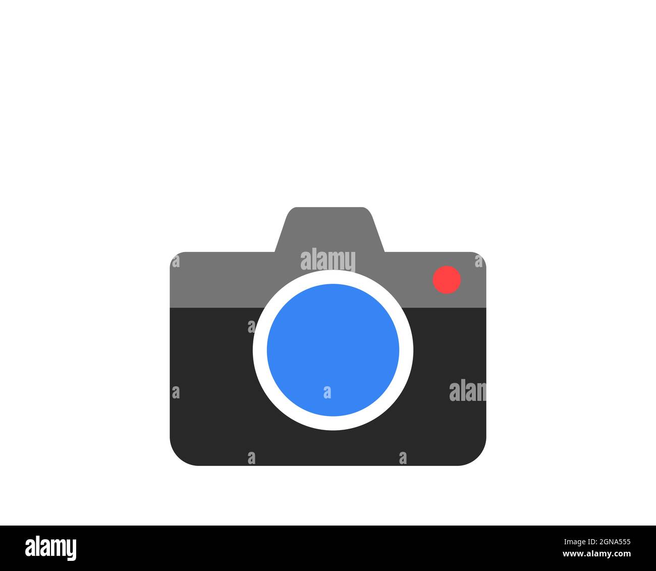 camera icon isolated on white background, DSLR camera symbol Stock ...