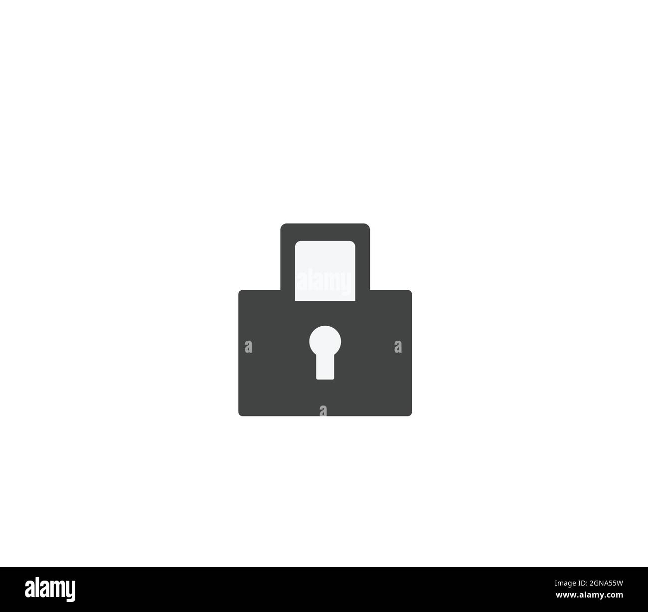 Lock Icon Vector Stock Vector Image & Art - Alamy