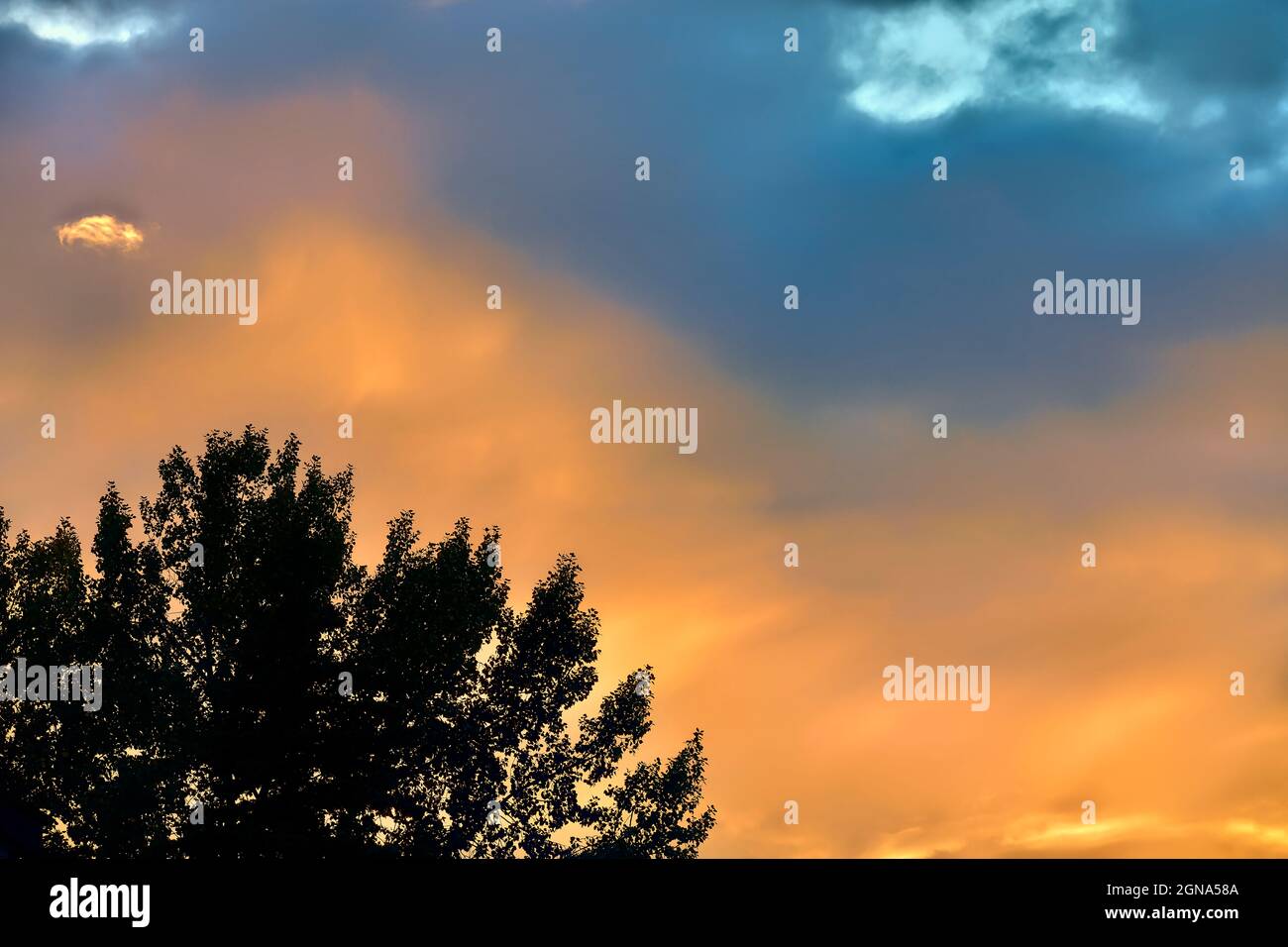 A landscape image of the beautiful cloud scene of reflecting light of ...