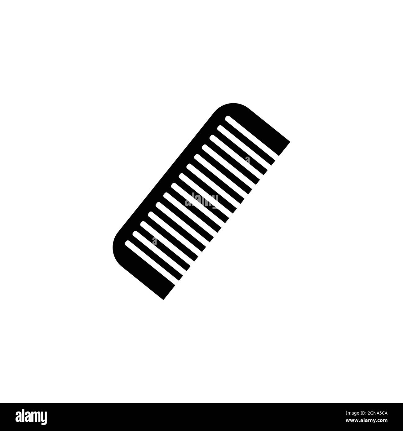 comb vector isolated on white Stock Vector Image & Art - Alamy