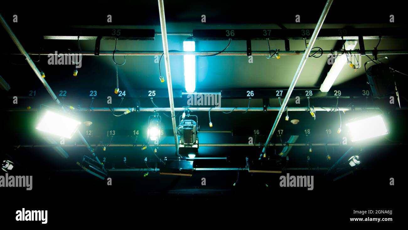 Professional broadcast studio lighting hi-res stock photography and ...