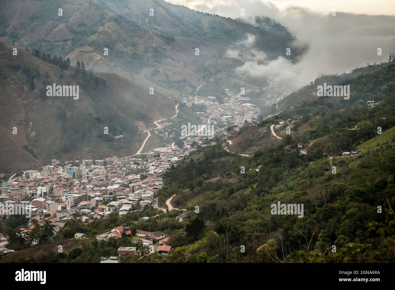 cityscape of piñas in ecuador Stock Photo - Alamy