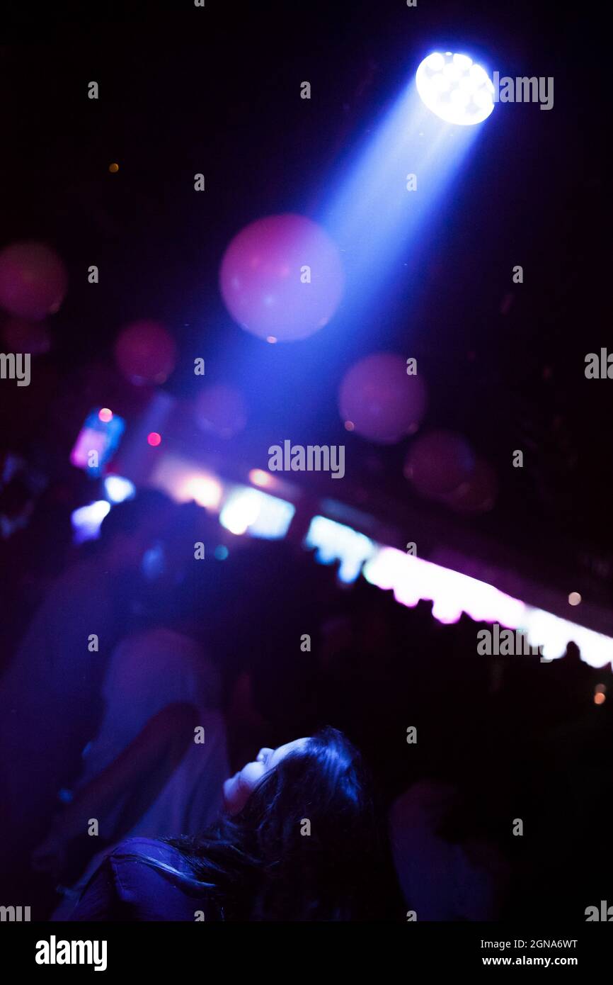 bokeh party lights dj concert nightclub rave party nightlife ...