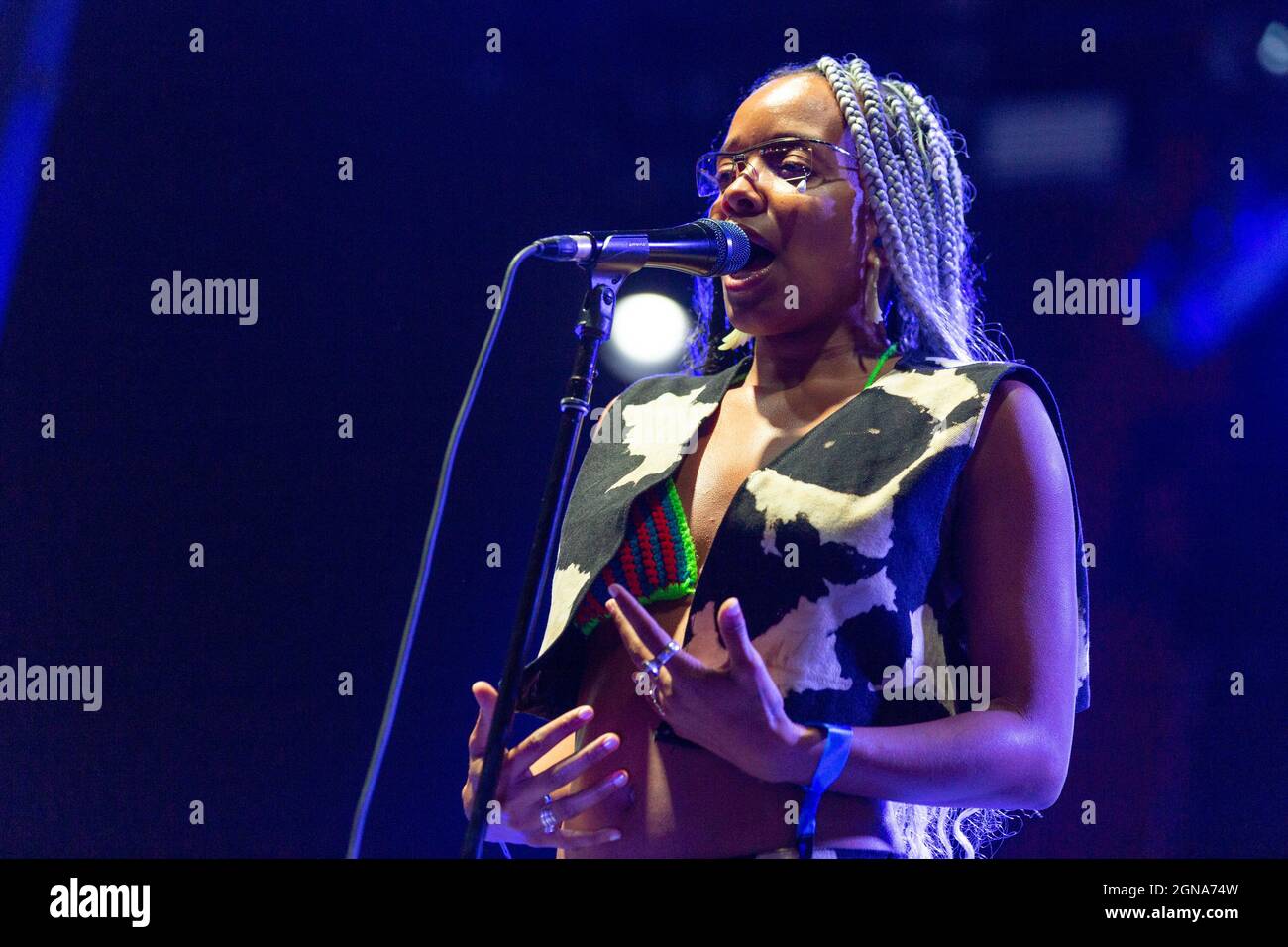 Jamila Woods during the Life Is Beautiful Music Festival on September ...