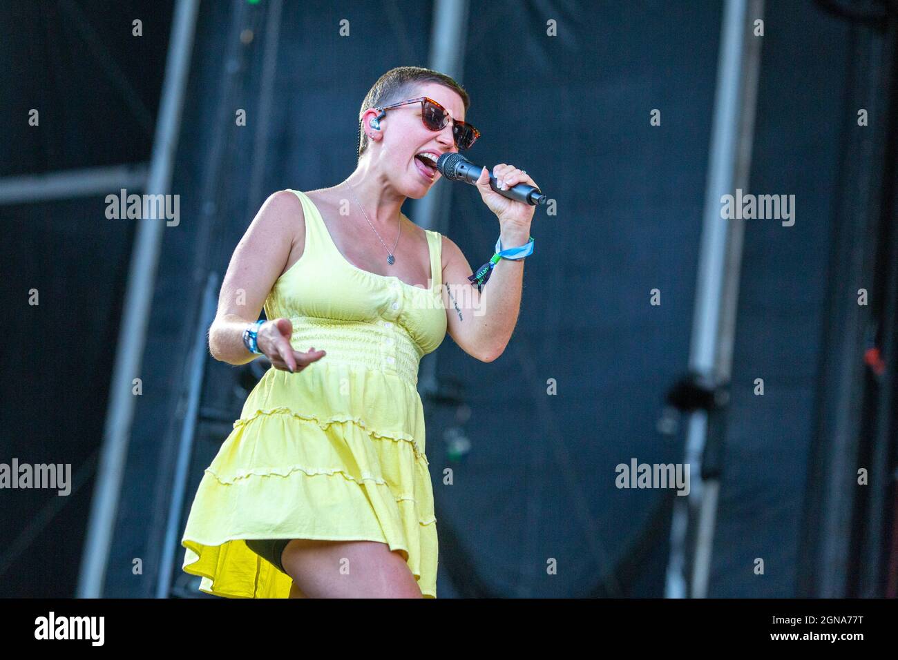 Chelsea Lee of Shaed during the Life Is Beautiful Music Festival on ...