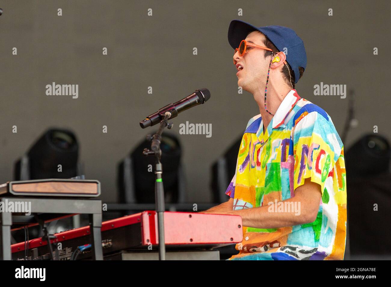 Josh Taylor of Half Alive during the Life Is Beautiful Music Festival ...