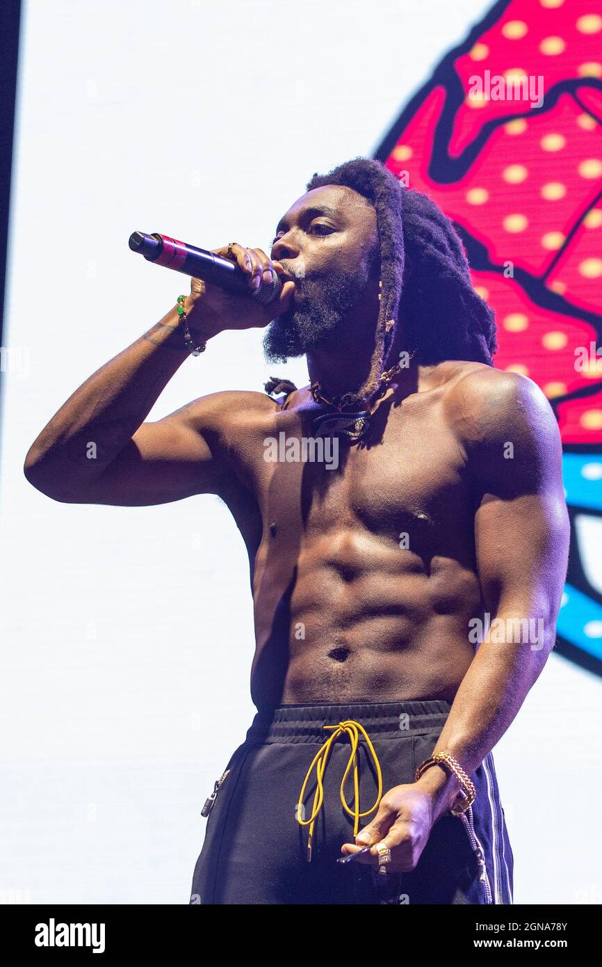 Las Vegas, USA. 18th Sep, 2021. Olu (aka Johnny Venus) of EarthGang ...