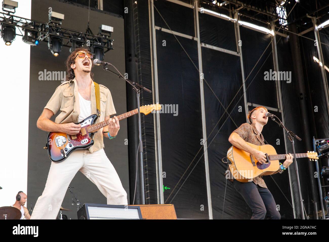 Connor Pledger and Maxwell Joseph of Mob Rich during the Life Is ...