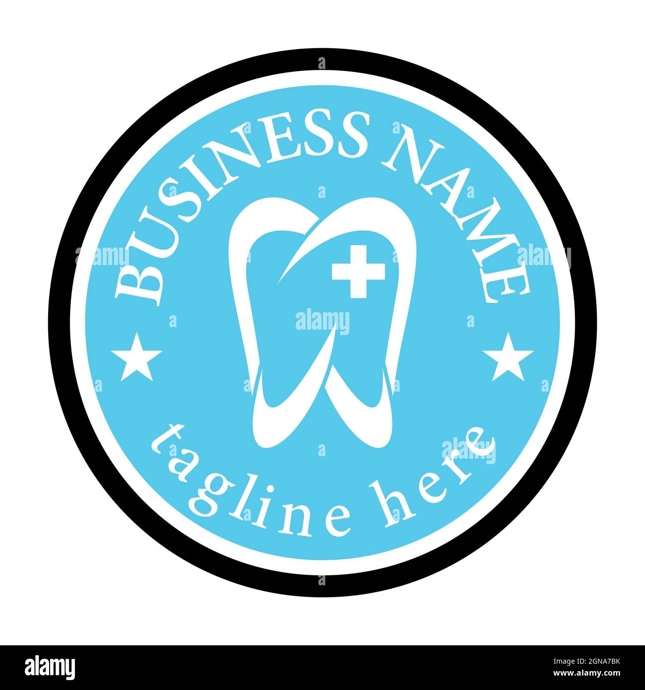 Health dent logo design Cut Out Stock Images & Pictures - Alamy