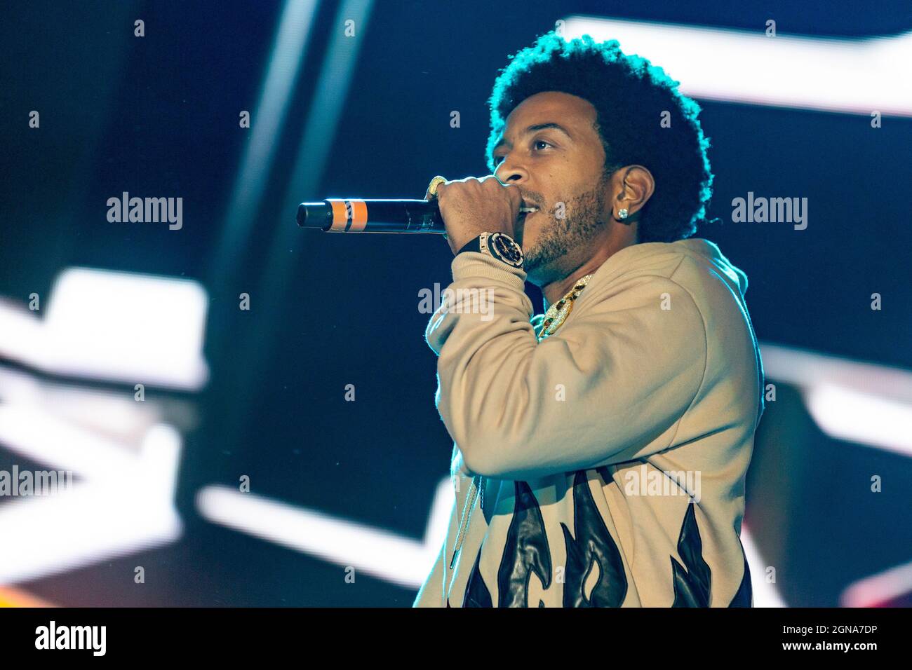 Ludacris (Christopher Bridges) during the Life Is Beautiful Music ...