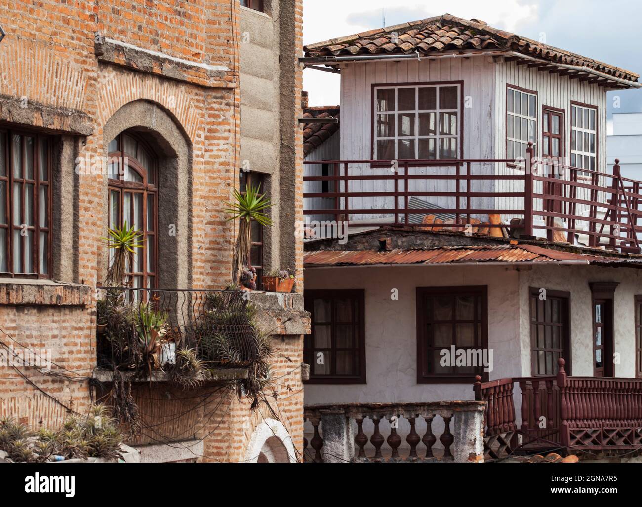 cuenca antique architecture ecuador buildings old classic historic ...