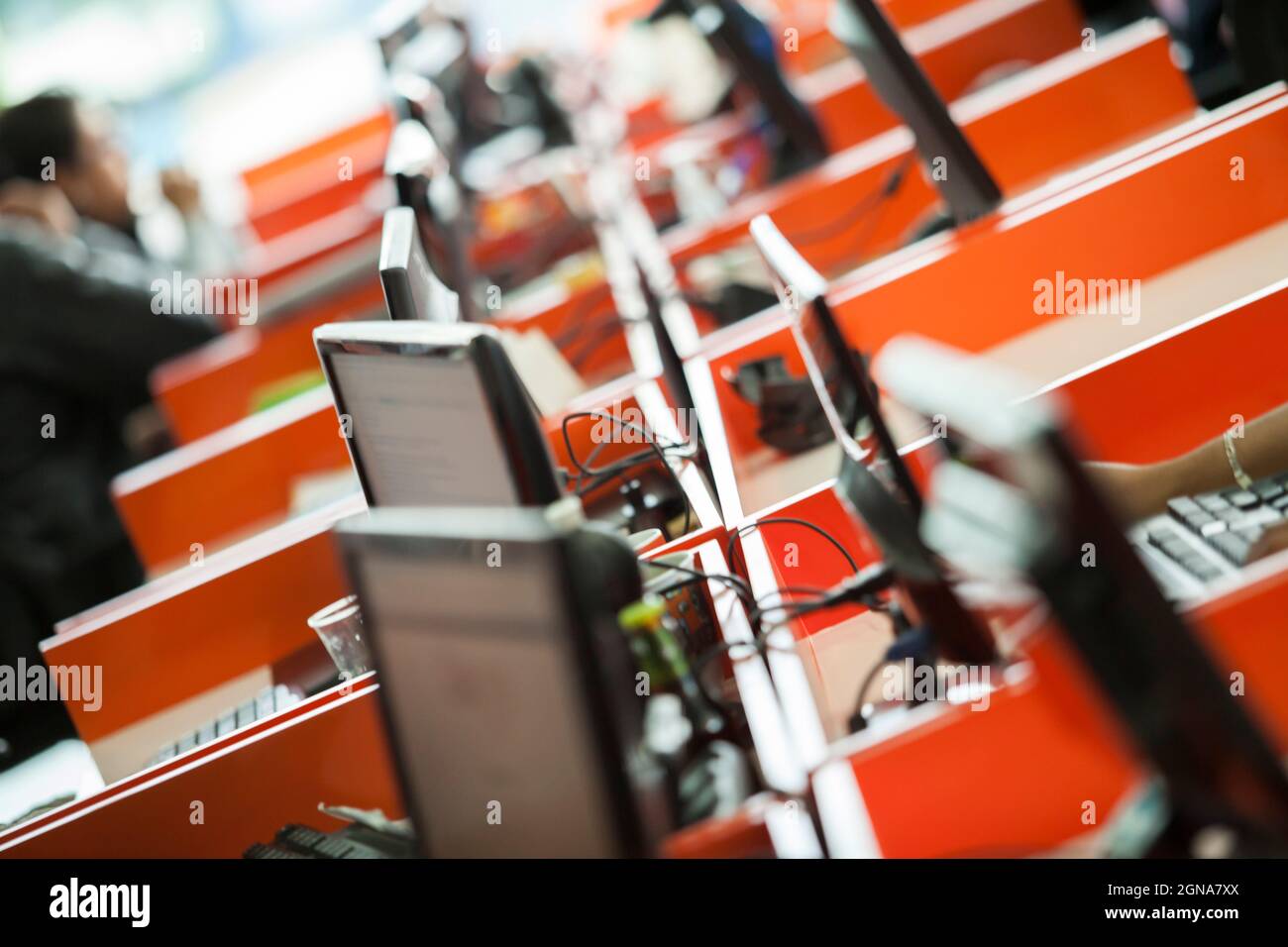 Multiple computers hi-res stock photography and images - Alamy