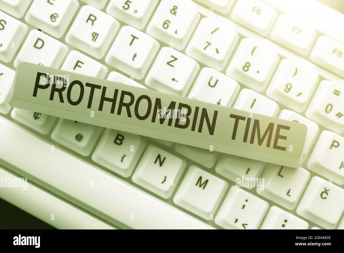 Writing displaying text Prothrombin Time. Business showcase evaluate ...