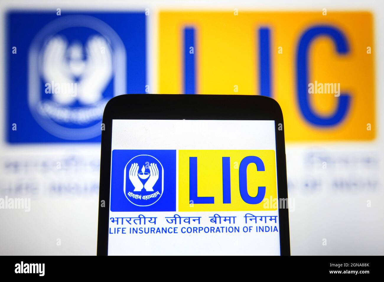 Life insurance corporation of india logo hi-res stock photography and ...