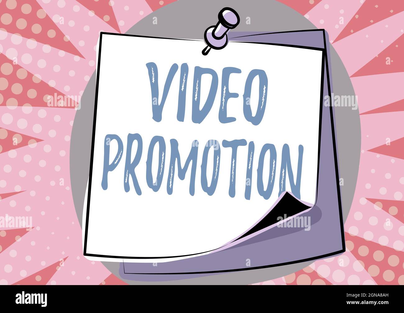 Hand writing sign Video Promotion. Business idea a video or short film ...