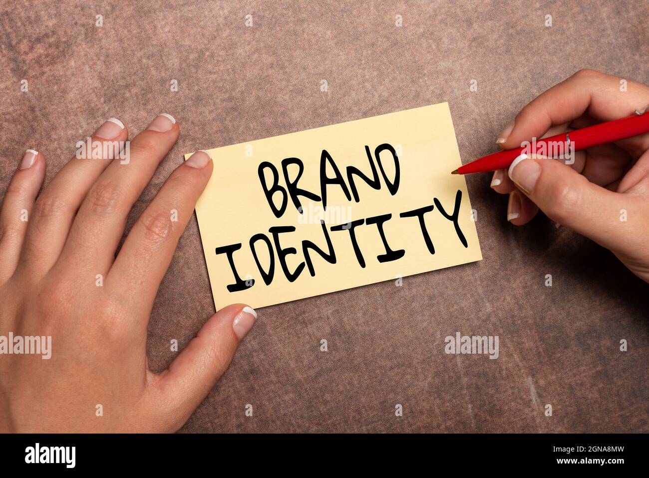 Writing displaying text Brand Identity. Conceptual photo visible ...