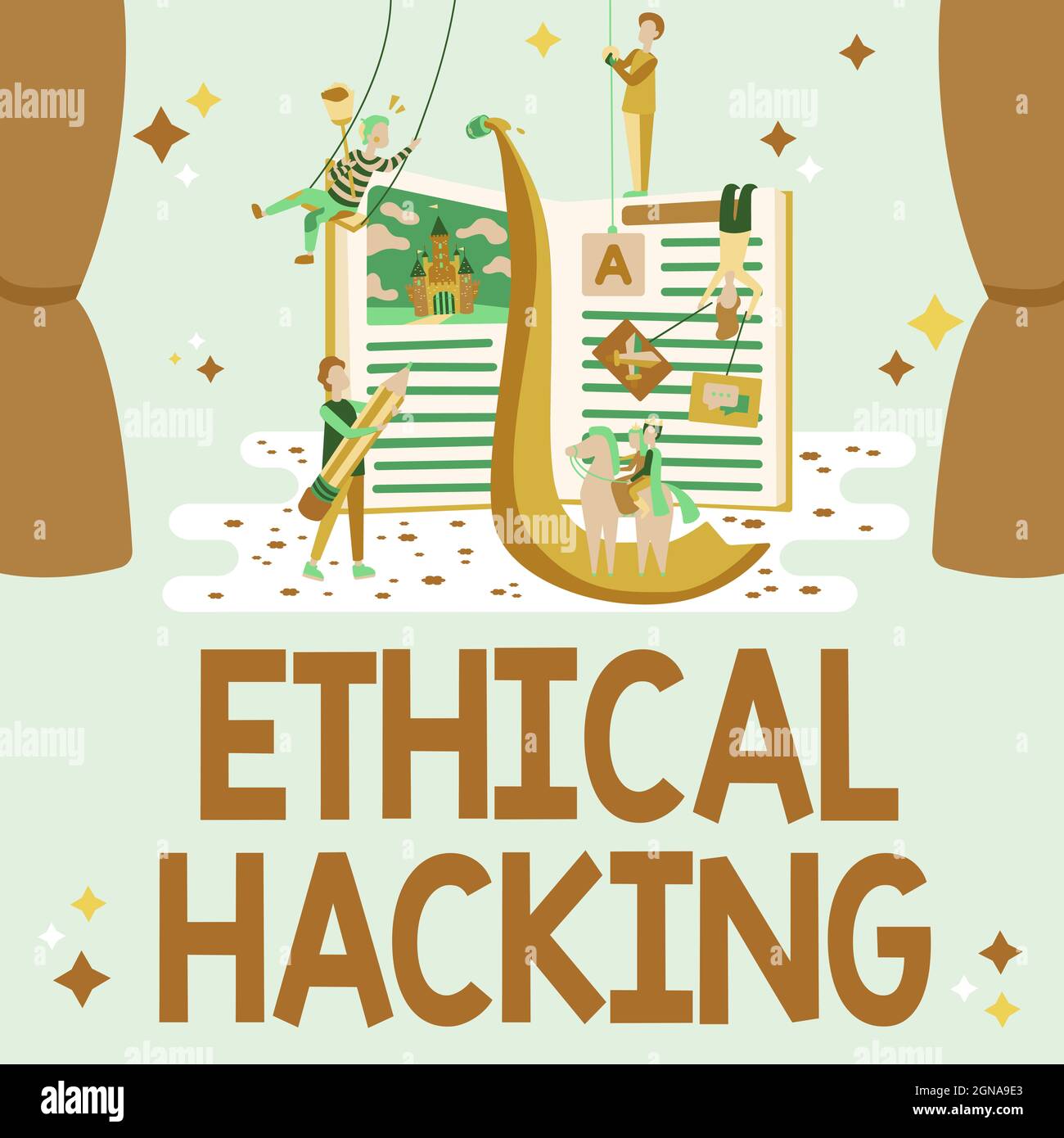 Sign Displaying Ethical Hacking Word Written On Act Of Locating Weaknesses And Vulnerabilities