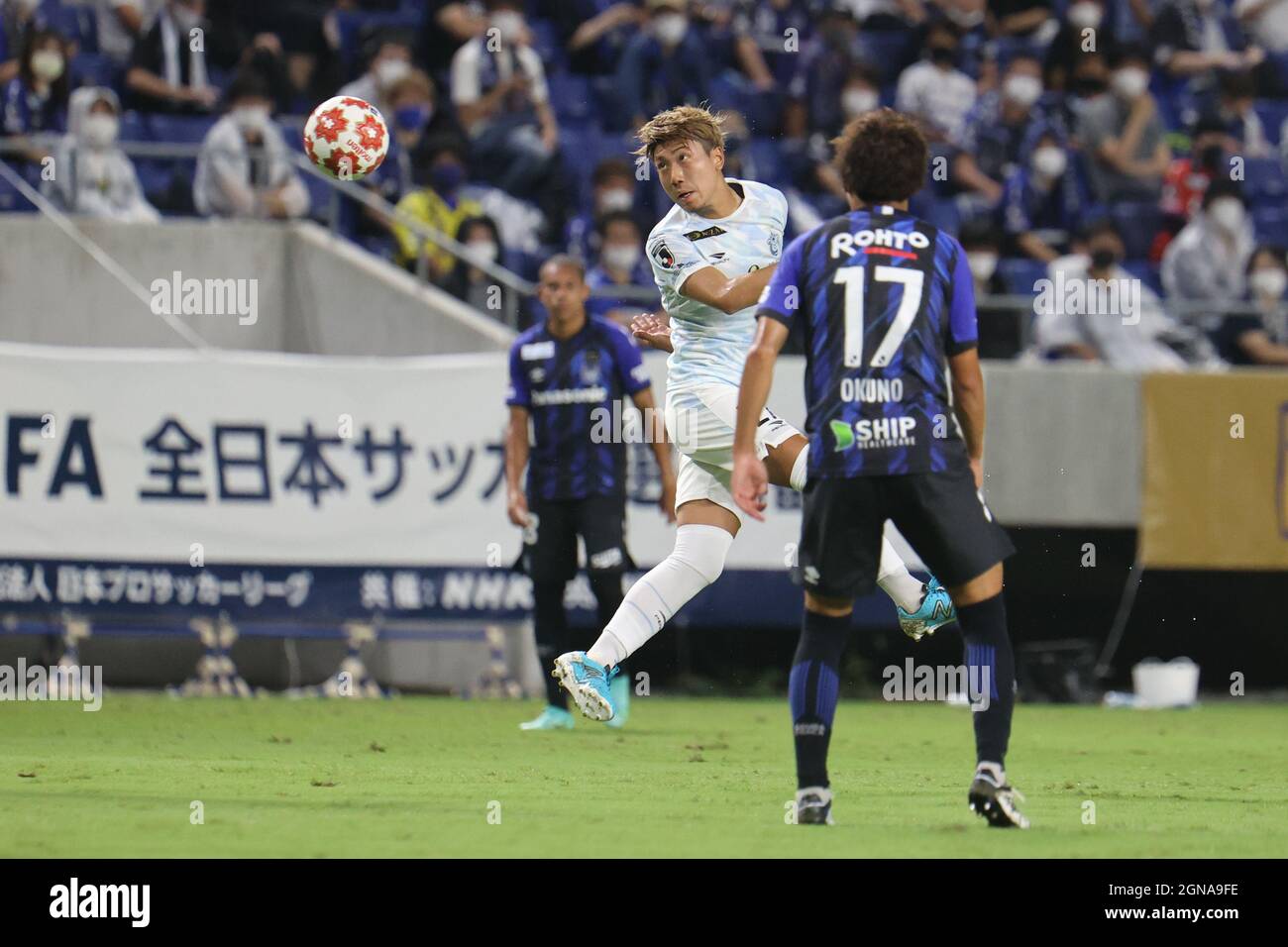 Osaka, Japan. 22nd Sep, 2021. Masaki Ikeda (Bellmare) Football/Soccer ...