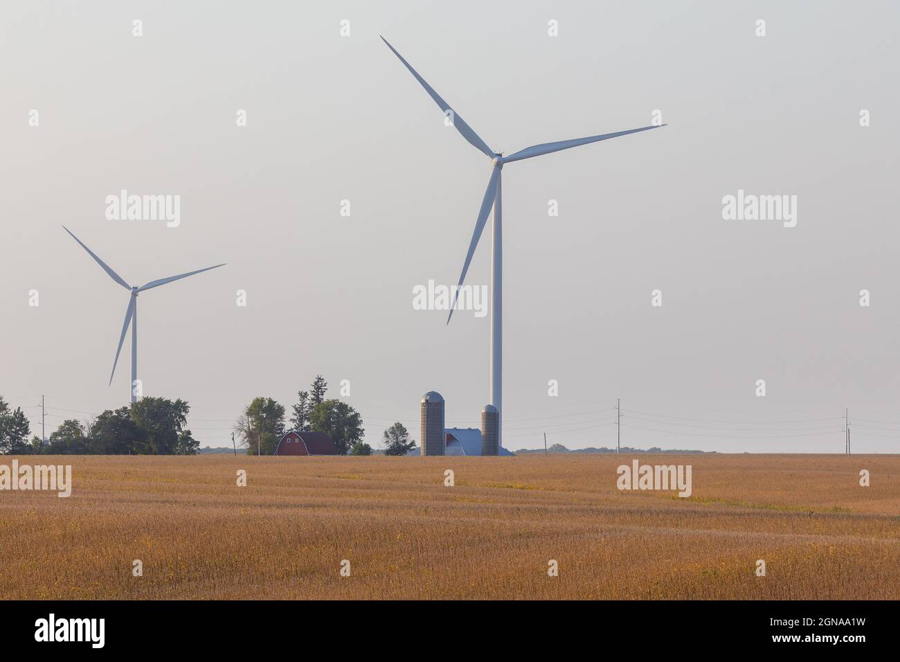 The MidAmerican Energy Prairie Wind Farm using Vestas turbines in New ...