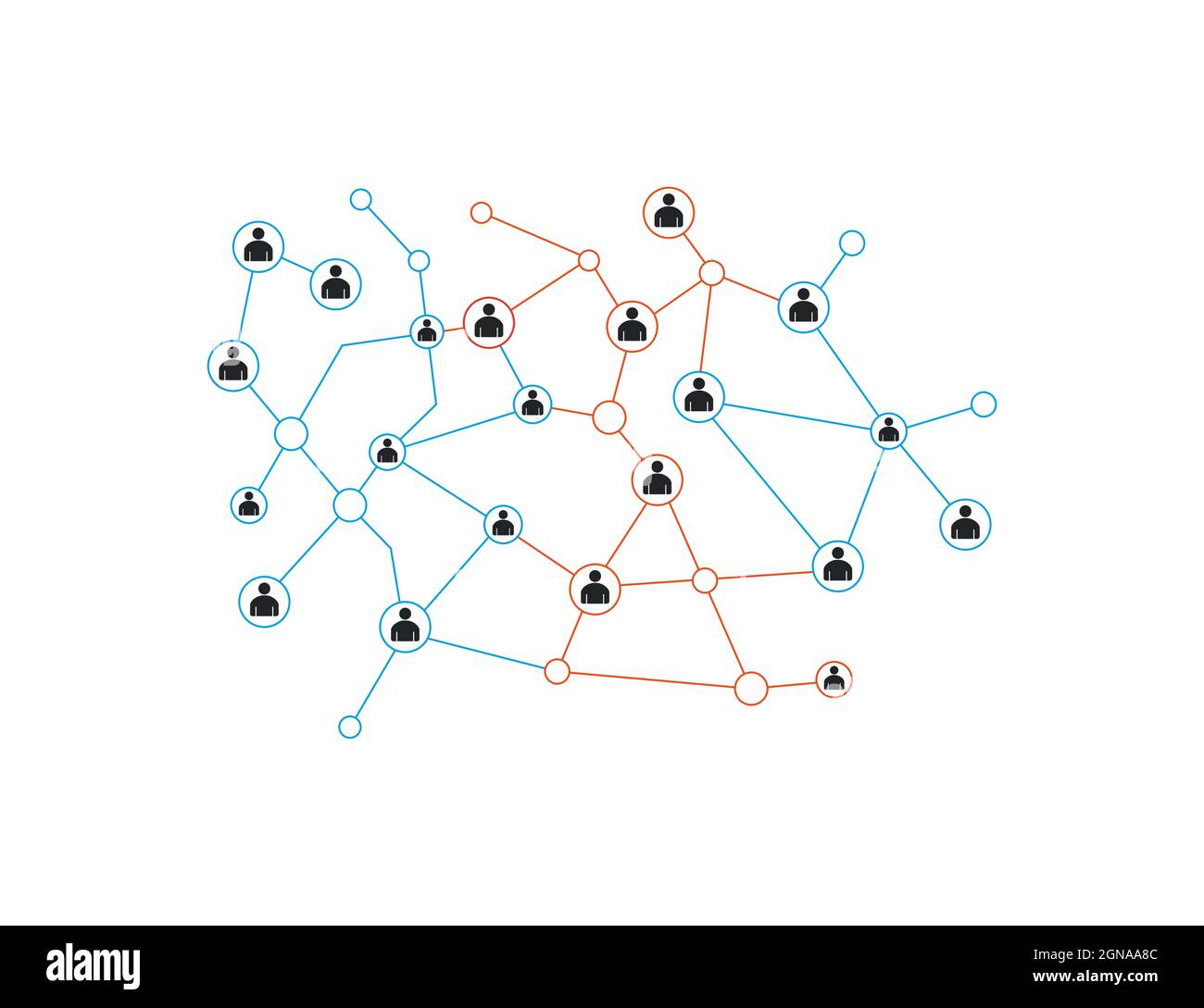 Networking group illustration hi-res stock photography and images - Alamy