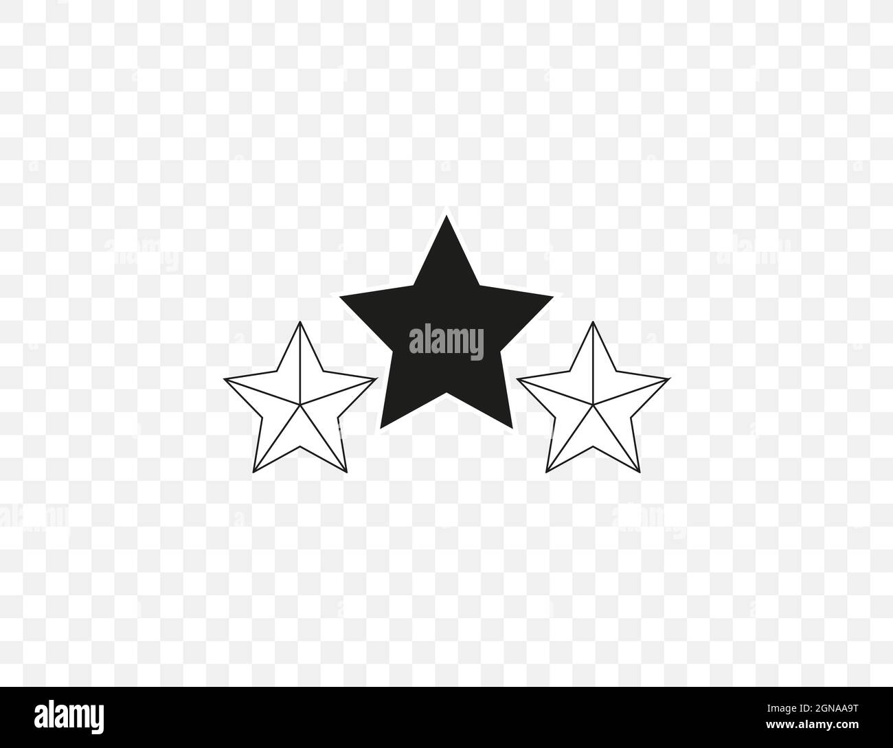 Evaluation, rating, stars icon. Vector illustration. flat design Stock ...