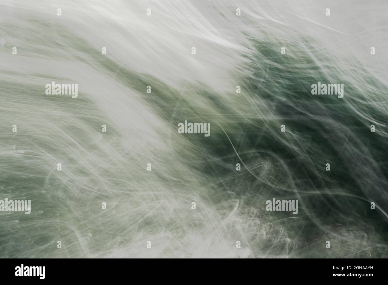 Dark green gray abstract background of twisting thin light lines. Photo ...