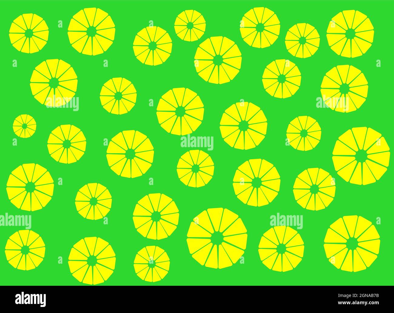 Background lemon slices Stock Vector Images - Alamy