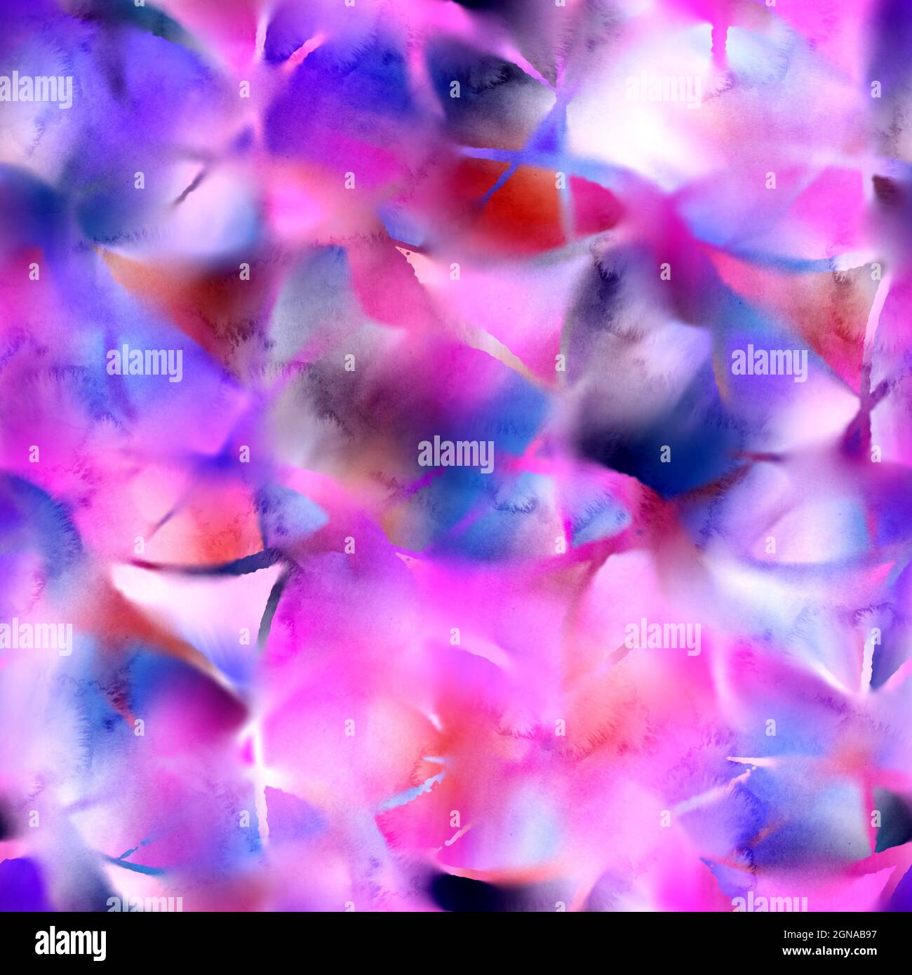 Seamless watercolor wash painting pattern swatch for surface print ...