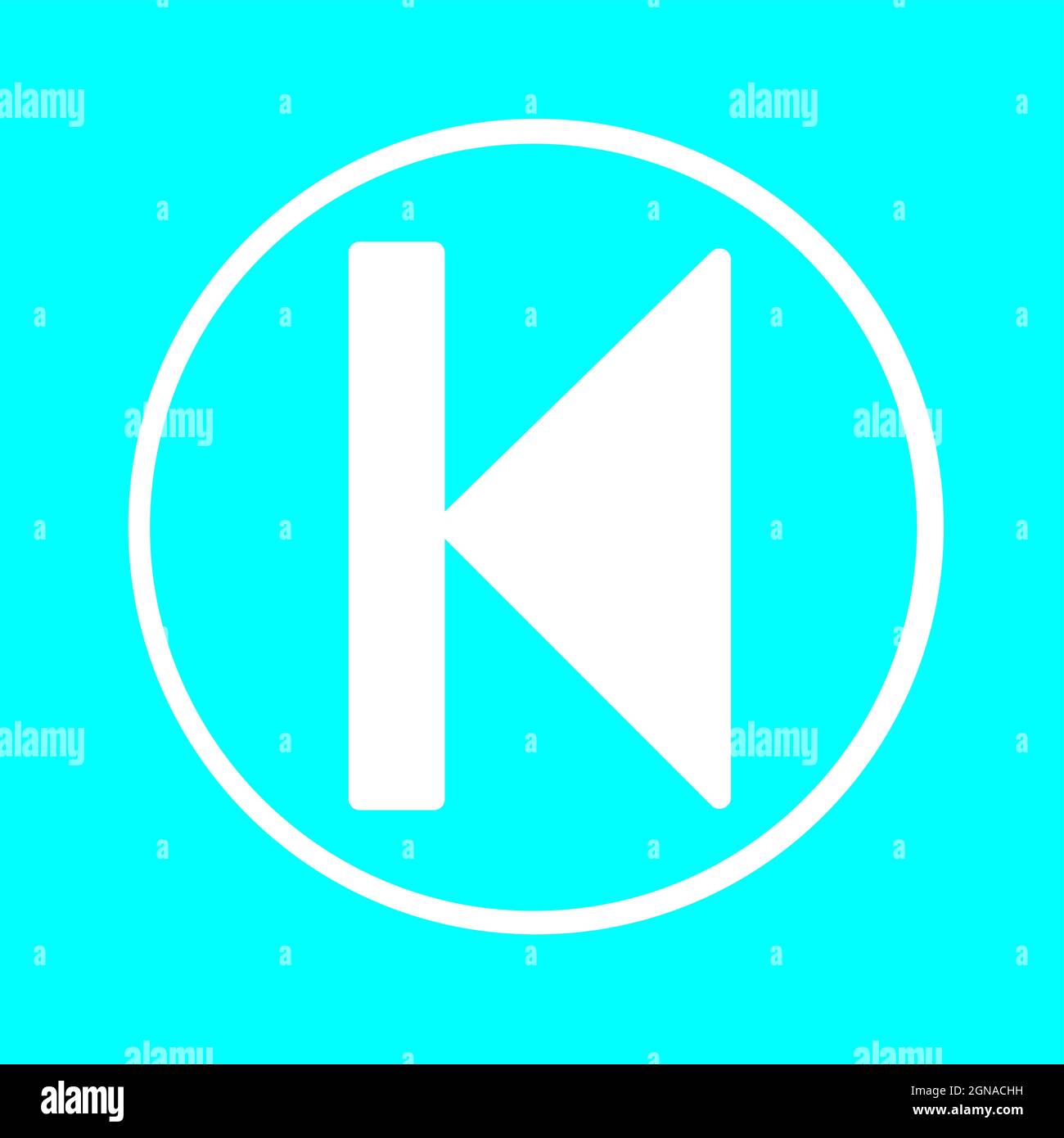 Reverse Music button vector illustration Stock Vector Image & Art - Alamy