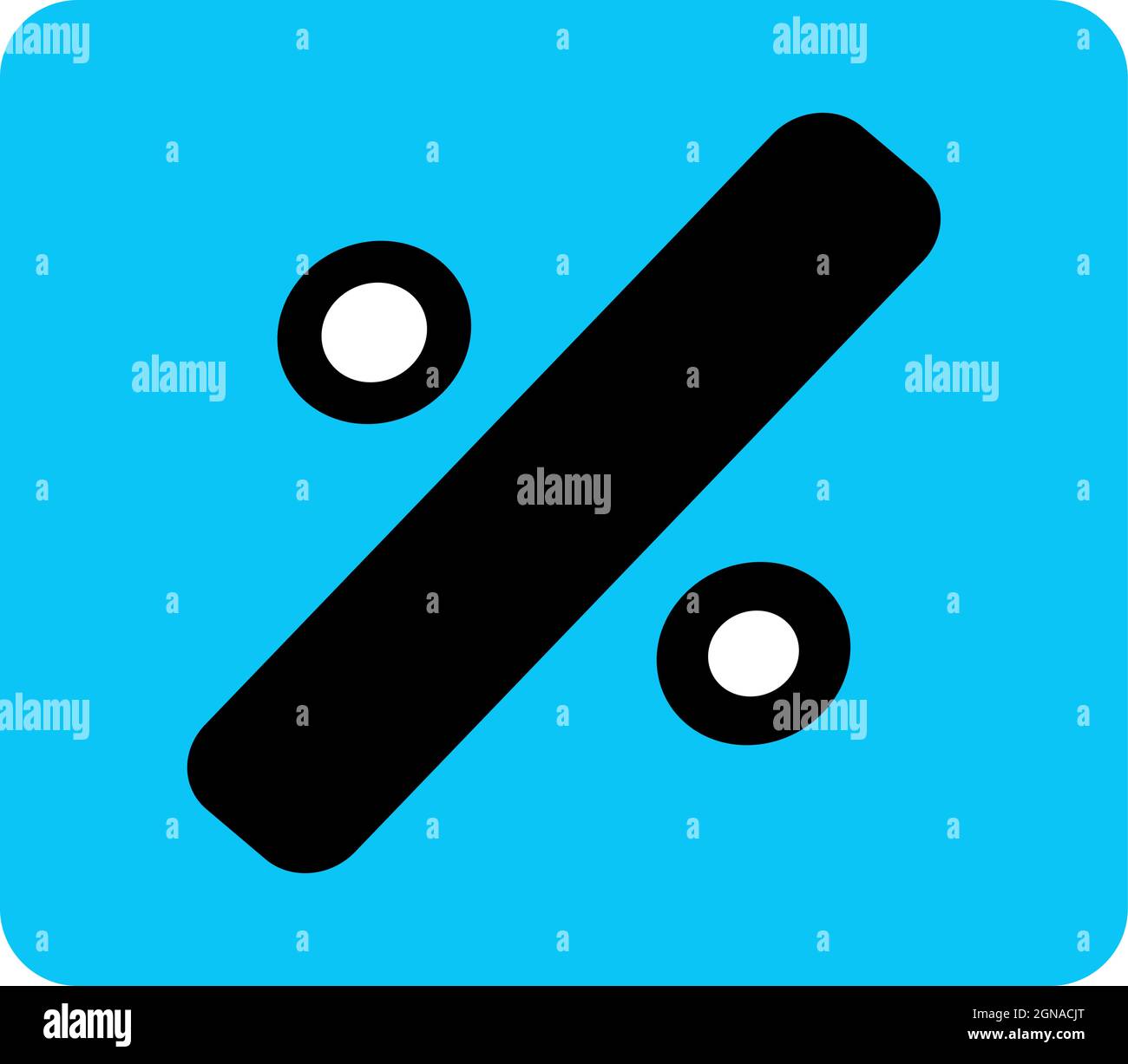 Percentage Icon Vector Illustration Stock Vector Image & Art - Alamy