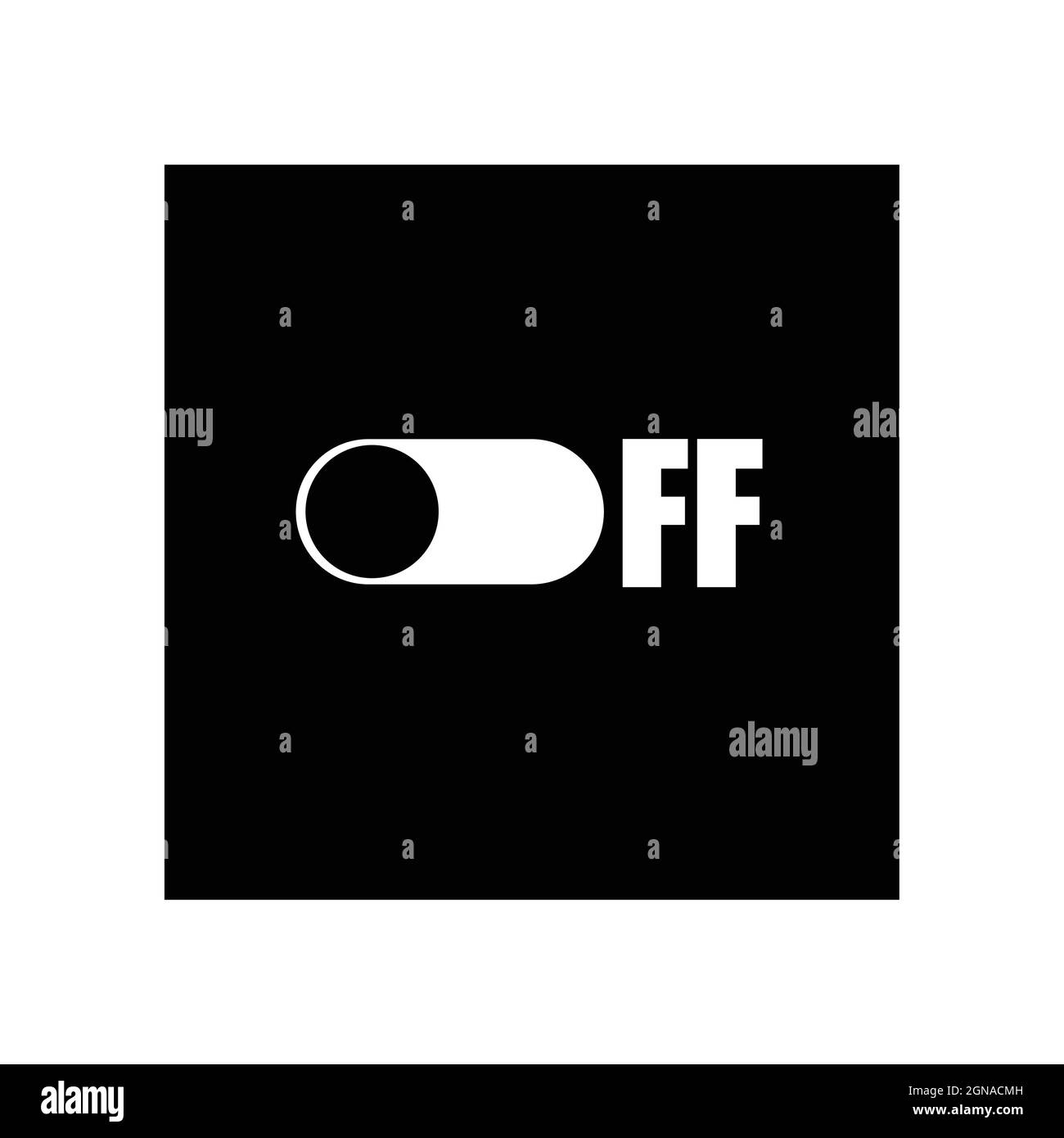 off button logo vector illustration, off toggle switch Stock Vector ...