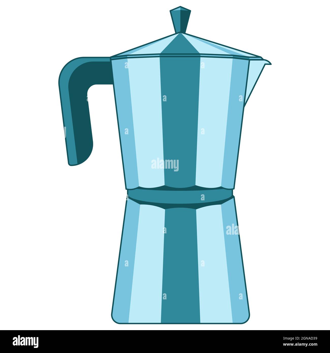 Flat icon illustration of coffee brewing method Stock Vector Image ...