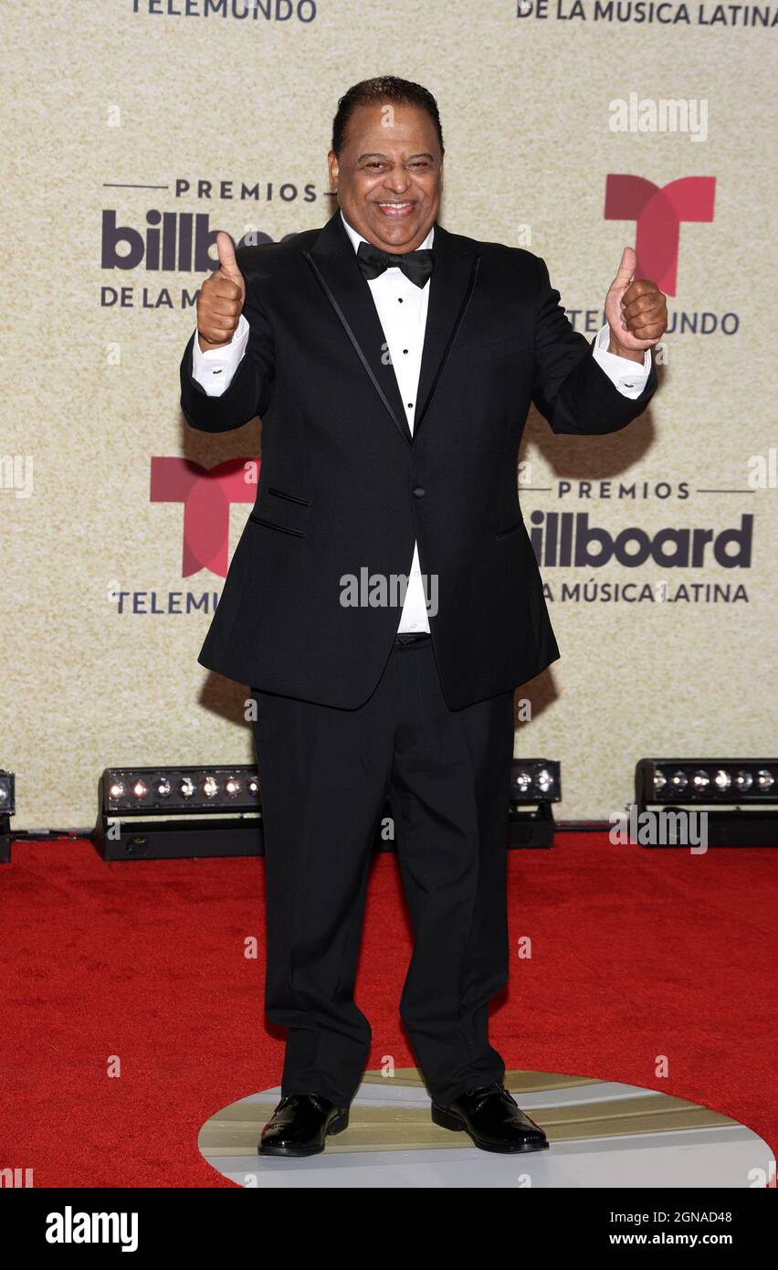 PREMIOS BILLBOARD DE LA MÚSICA LATINA 2021 -- Wilfredo Vargas is seen ...