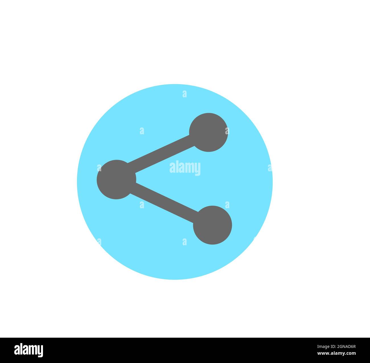 Share icon isolated on white background, Sharing icon Stock Vector ...