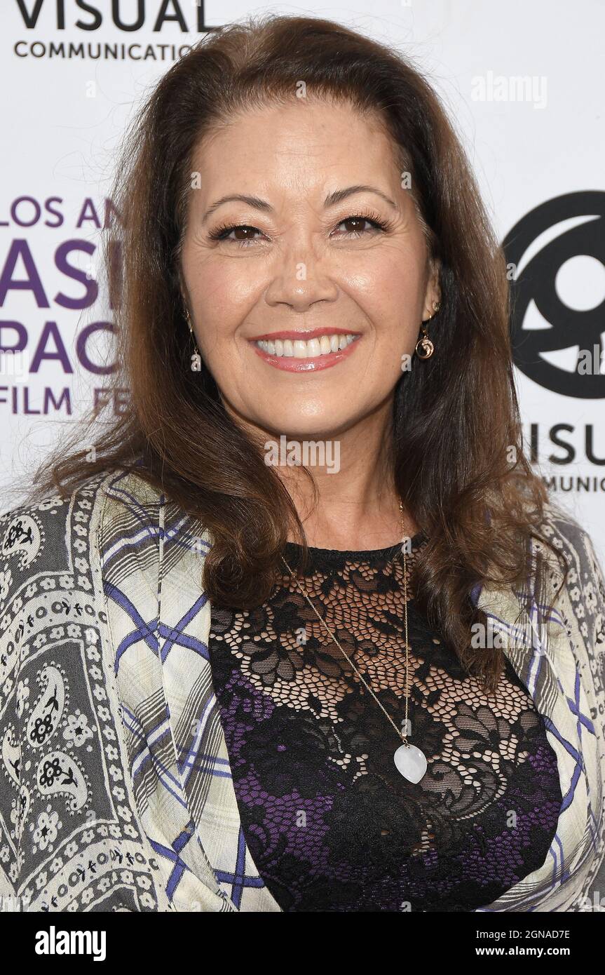 Ren Hanami arrives at the 2021 Los Angeles Asian Pacific Film Festival ...