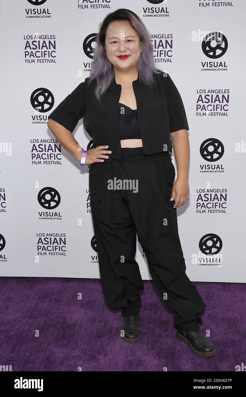 Los Angeles, USA. 23rd Sep, 2021. Producer Jin Yoo-Kim arrives at the ...