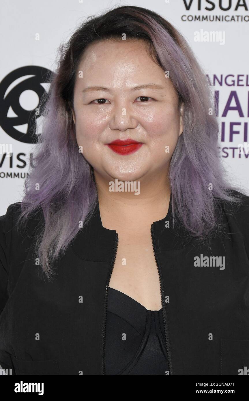 Producer Jin Yoo-Kim arrives at the 2021 Los Angeles Asian Pacific Film ...